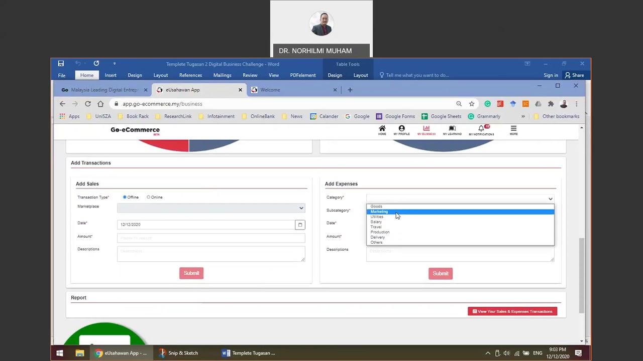 Go eCommerce - Tutorial 2: update sales - YouTube