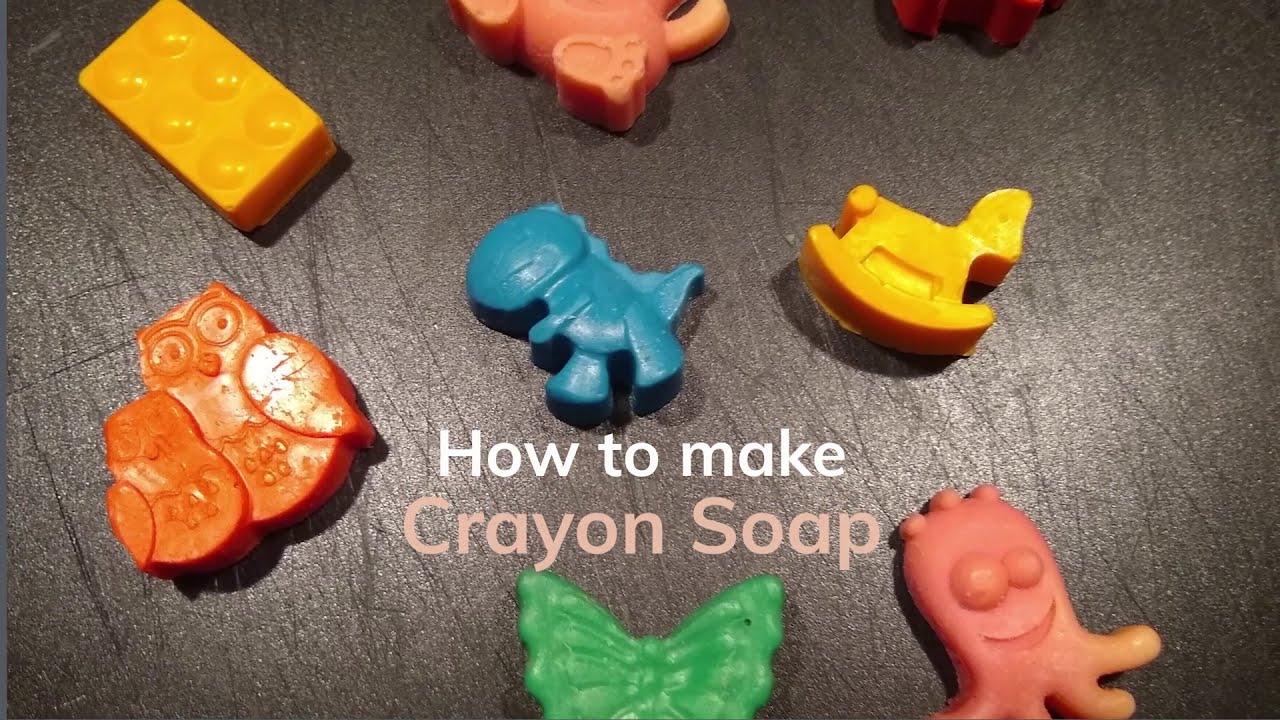 How to make Soap Crayons for Kids | DIY Soap Crayons - YouTube