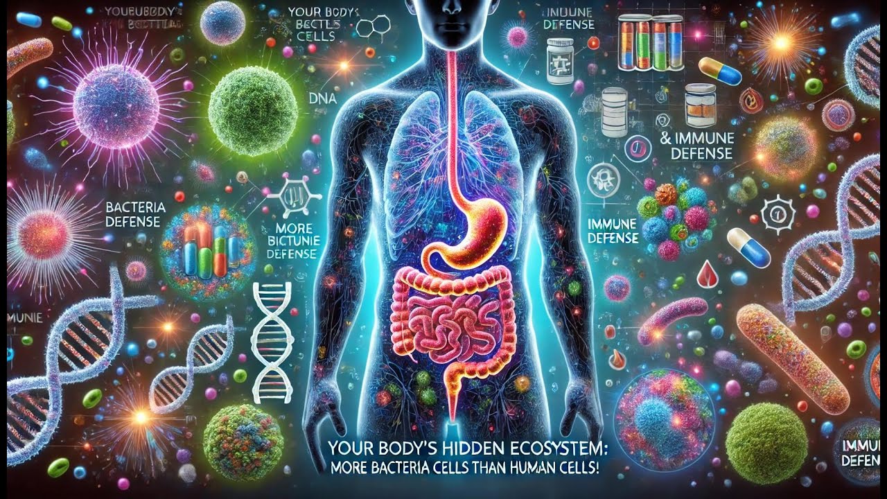 🦠 Your Body's Hidden Ecosystem: More Bacteria Cells Than Human Cells! 🧬 ...