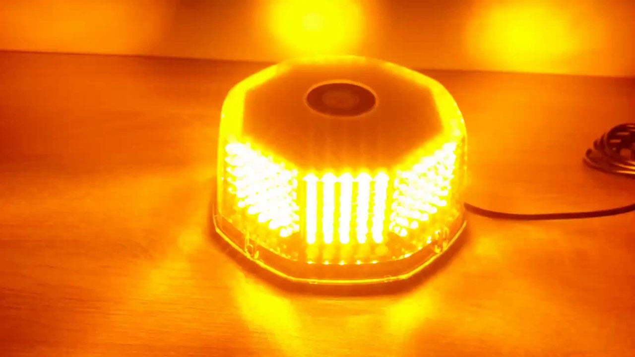 Μαγνητικός φάρος οροφής αυτοκινήτων 240 LED Strobe 7 mode 12v - YouTube