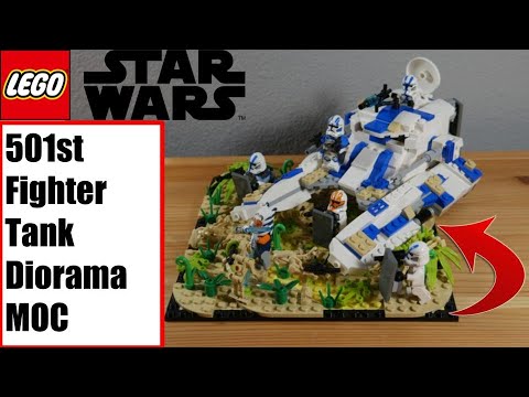 Lego 501st Fighter Tank Diorama MOC - YouTube
