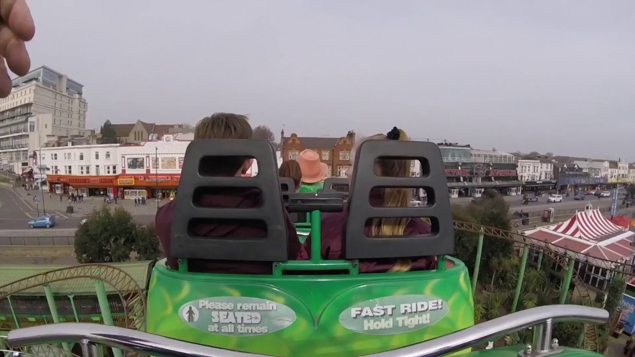 Green Scream Adventure Island On Ride POV - YouTube