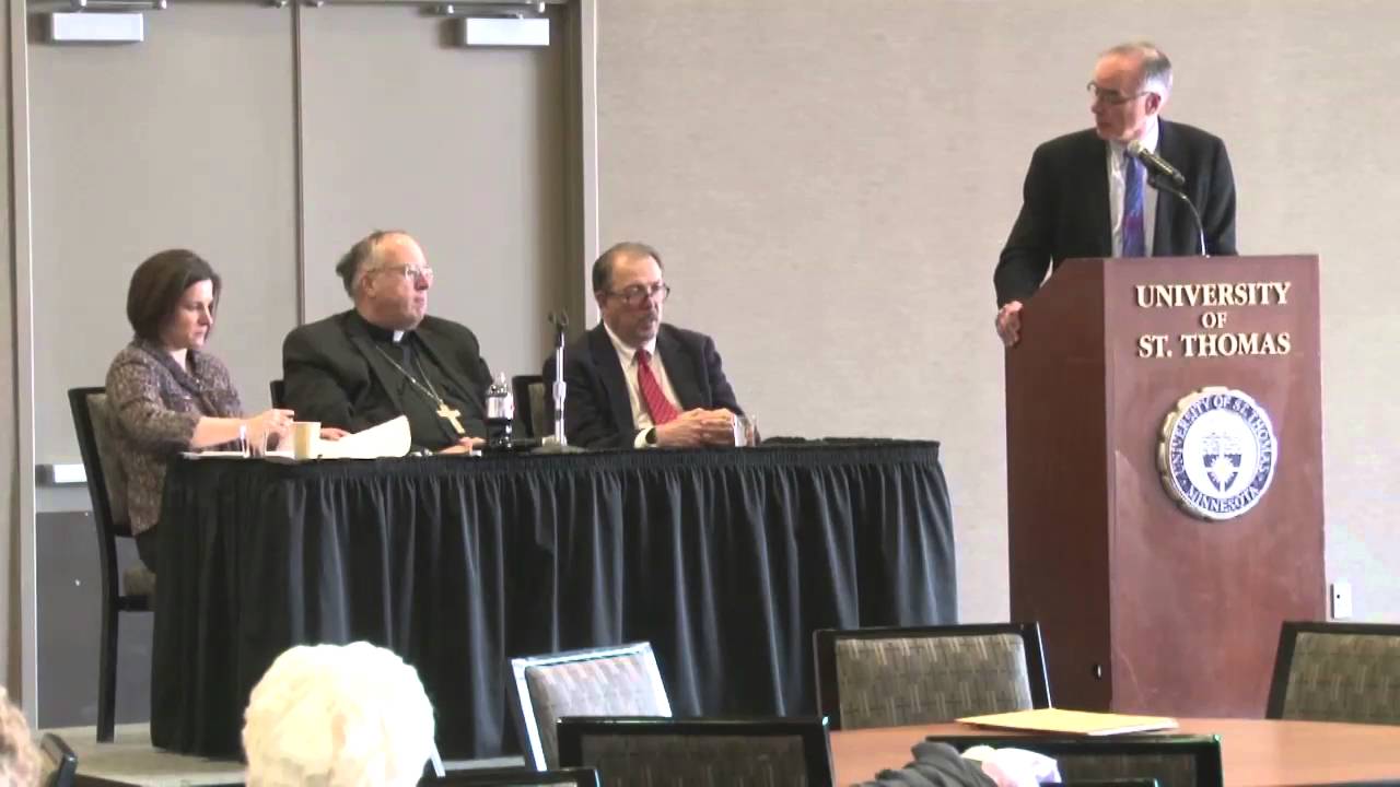 Bernie Brady moderates a panel discussion with Kristin Heyer, Bishop ...