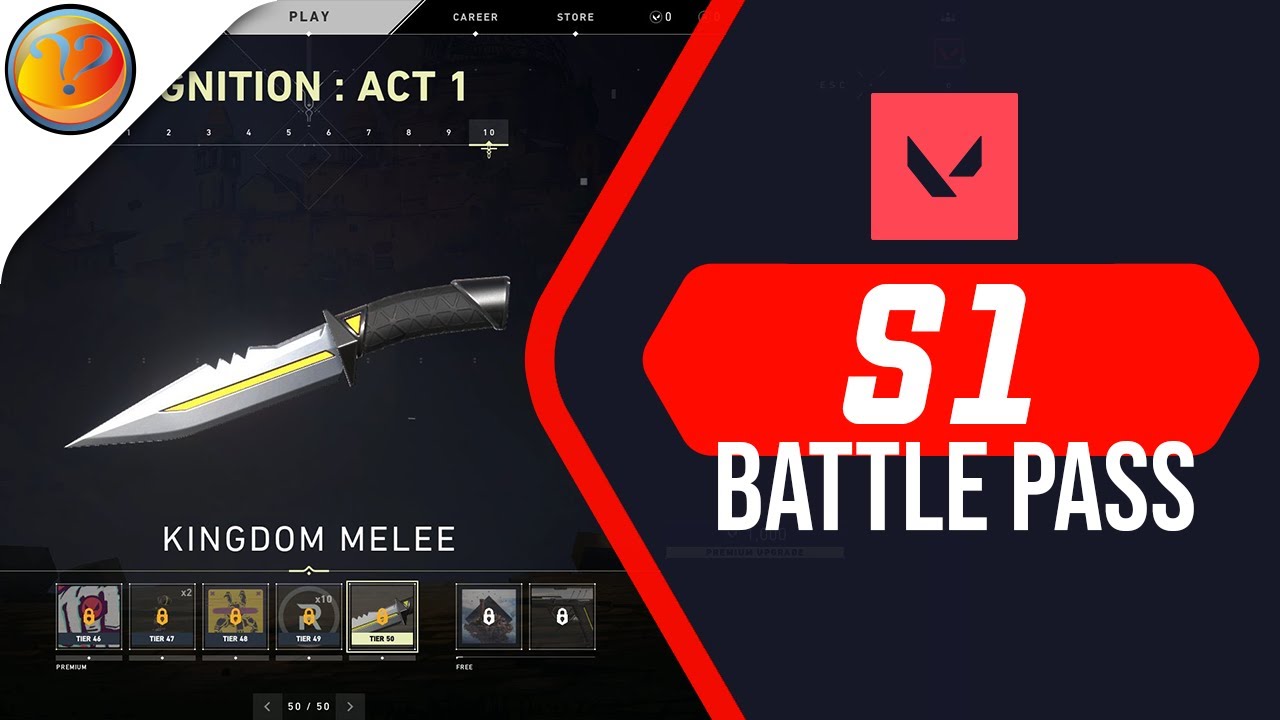 Valorant - SEASON 1/EPISODE 1 BATTLE PASS (ALL SKINS/ITEMS) - YouTube