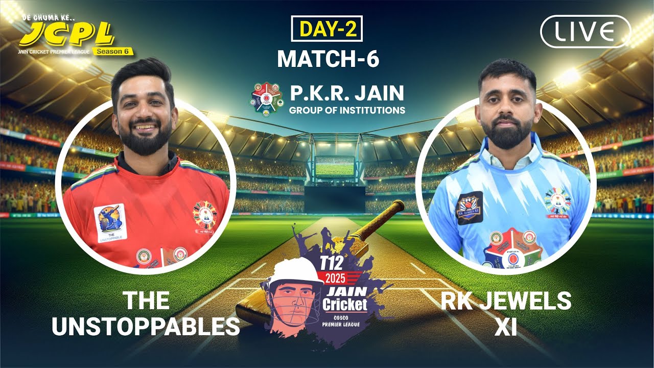 JCPL 6 || Day-02 || Match 06 || 03-APRIL-2025 - YouTube