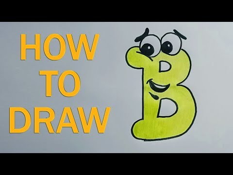 How To Draw Letters - B | Joyful Lines