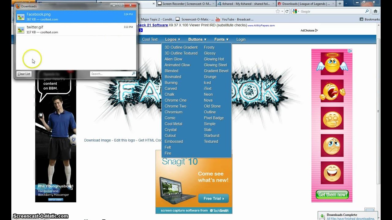 Tutorial - CoolText - YouTube