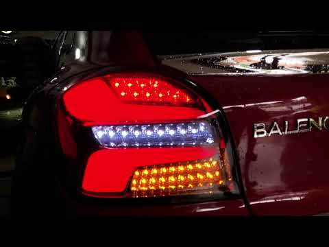 Baleno Aftermarket Tail lights installed - YouTube