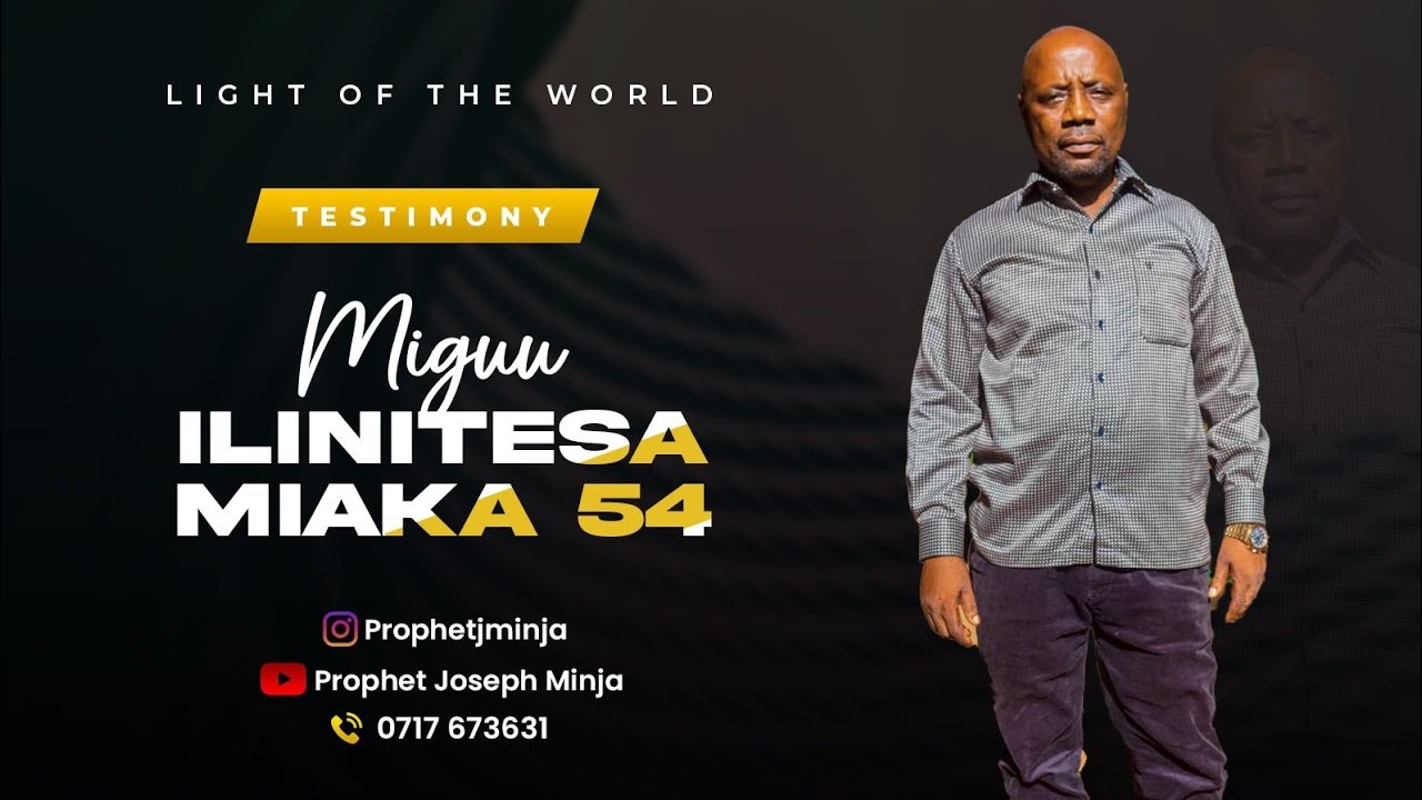 MIGUU ILINITESA MIAKA 54..! - YouTube