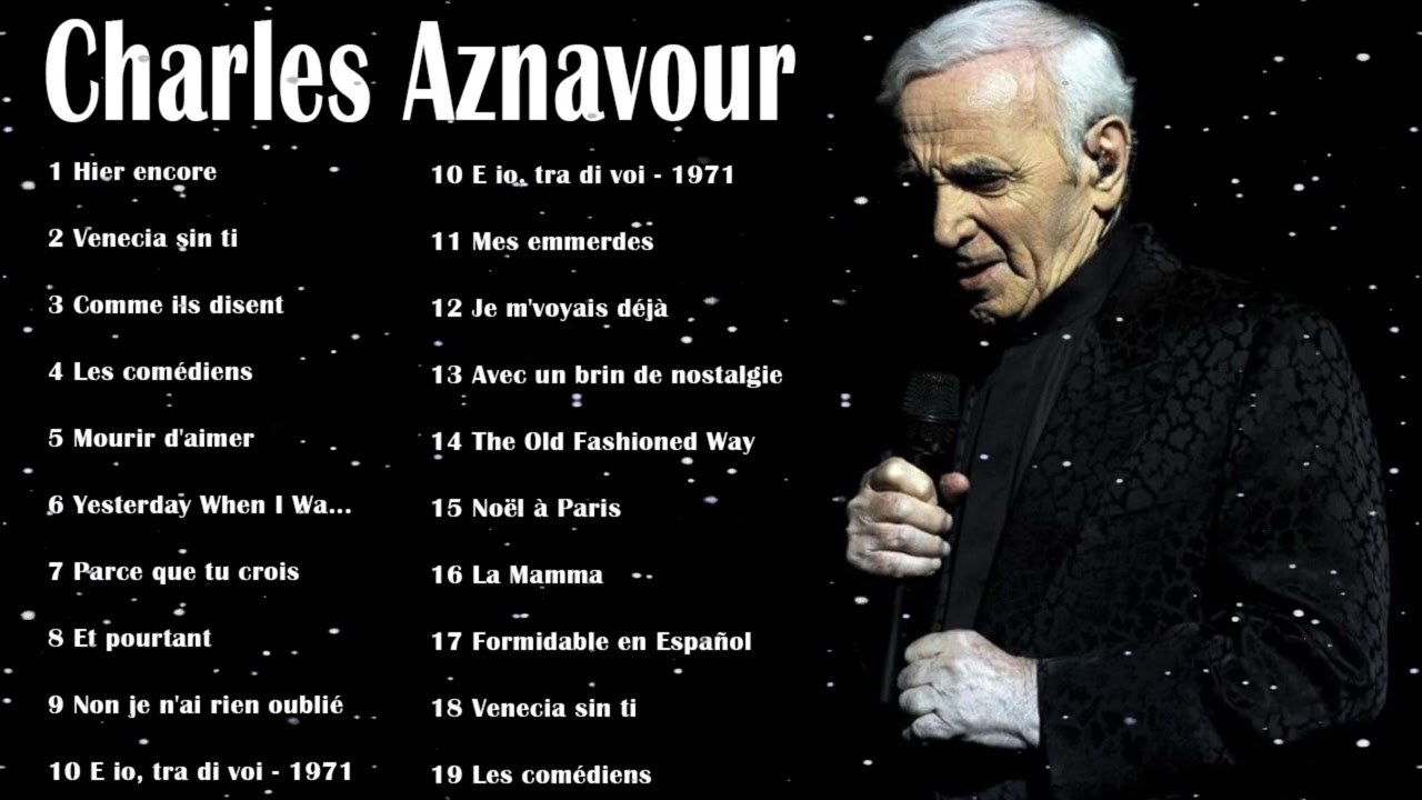 Charles Aznavour Greatest's Hits 2022 [Full Album] | Best Songs Of ...