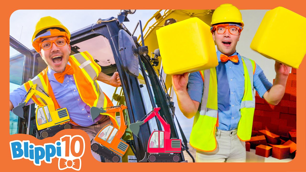 Blippi's Top 10 Construction Adventures | Educational Videos for Kids ...