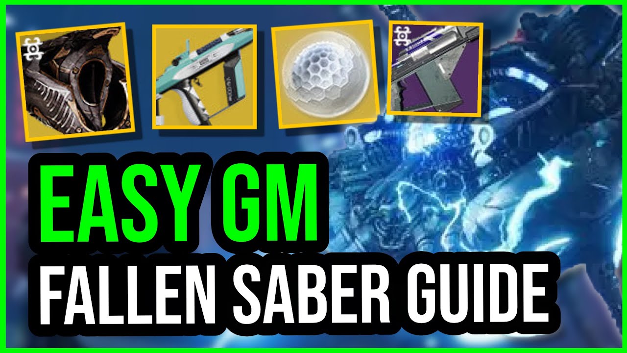 EASY Fallen SABER GM Farm in 10 Minutes | Fallen Saber Grandmaster ...