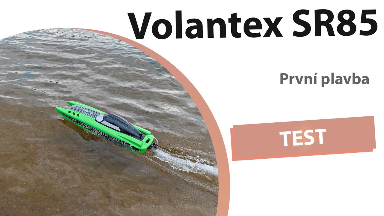 Volantex Atomic SR85 první plavba - YouTube