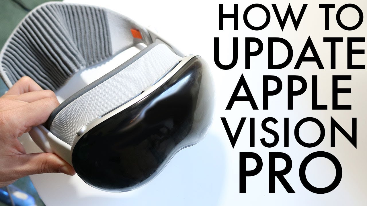 How To Update Your Apple Vision Pro! - YouTube