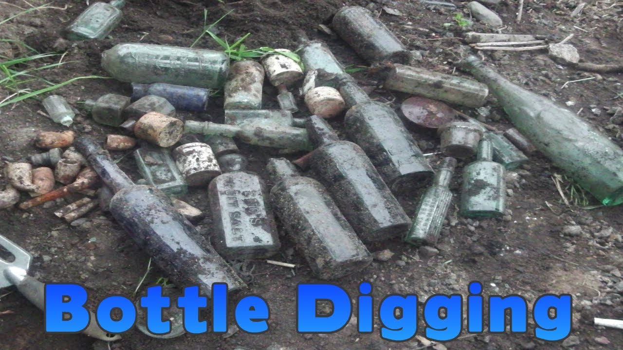 bottle dump digging Edinburgh amazing poison bottle a mega haul of ...