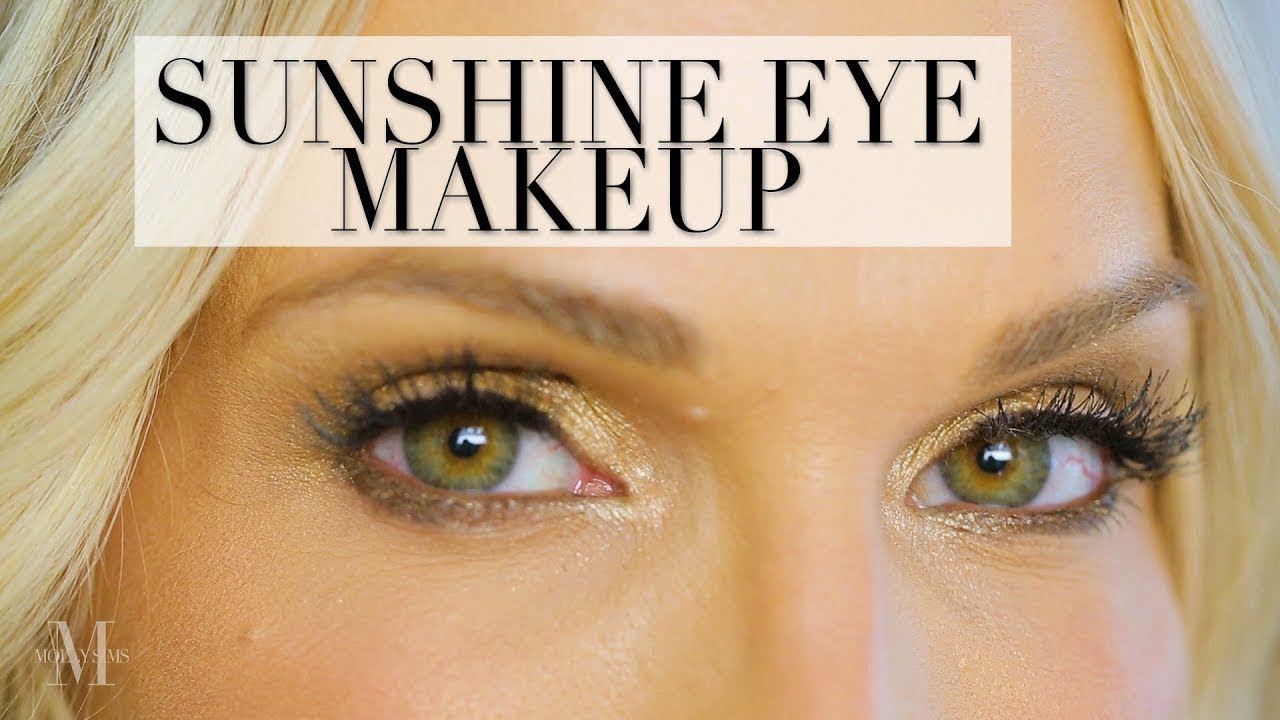 Summer Sunshine Eye Makeup Tutorial - YouTube