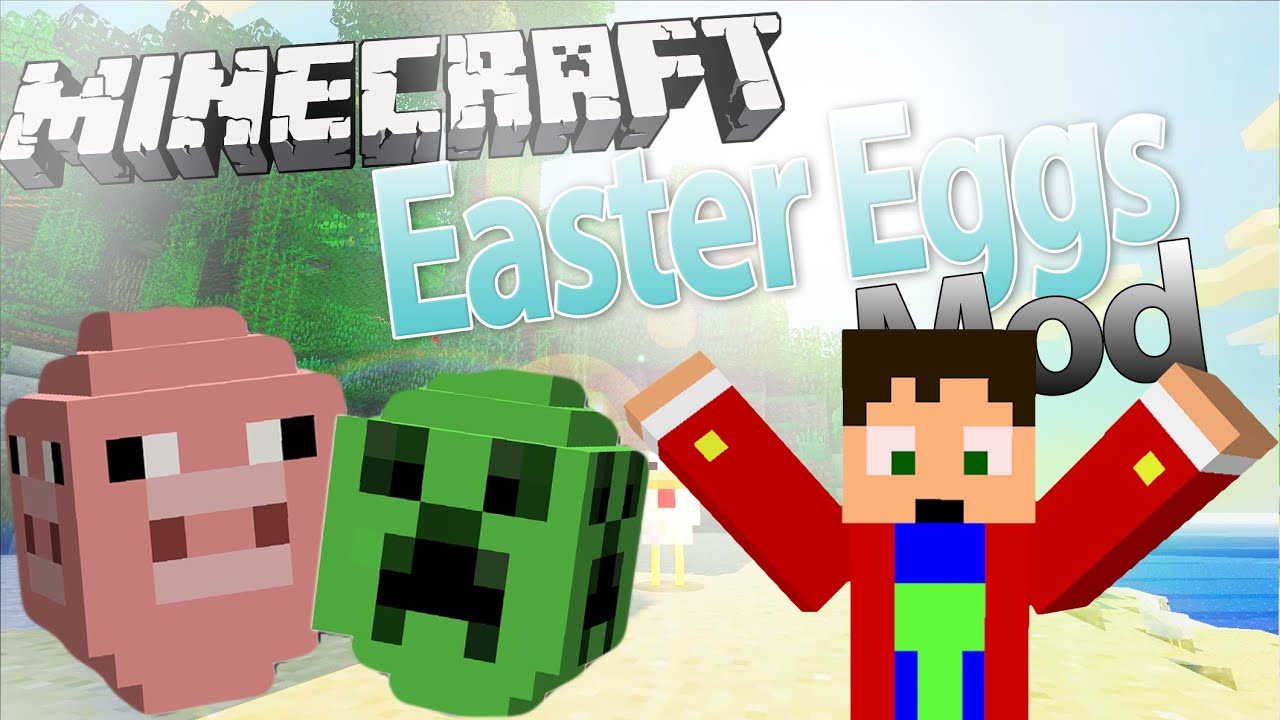 Minecraft | EASTER EGGS MOD (Lucky Egg Hunt!) | Mod Showcase - YouTube