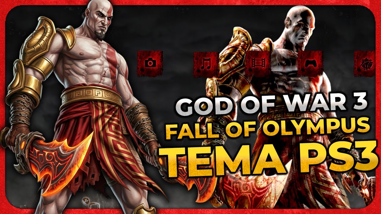 TRANSFORMEI o PS3 no PS4! Tema RARO de God of War 3: Fall of Olympus ...