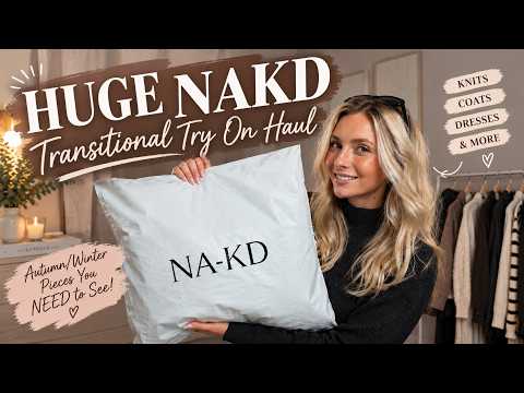 HUGE NAKD TRANSITIONAL TRY ON HAUL 🤎  Autumn/Winter 26 Pieces You NEED to See| Emily Wilson Fashion