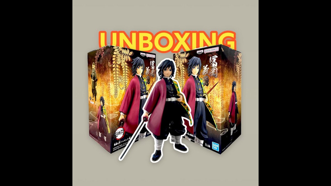 Unboxing Demon Slayer Giyu Tomioka DxF new version Action Figure 😍 ...