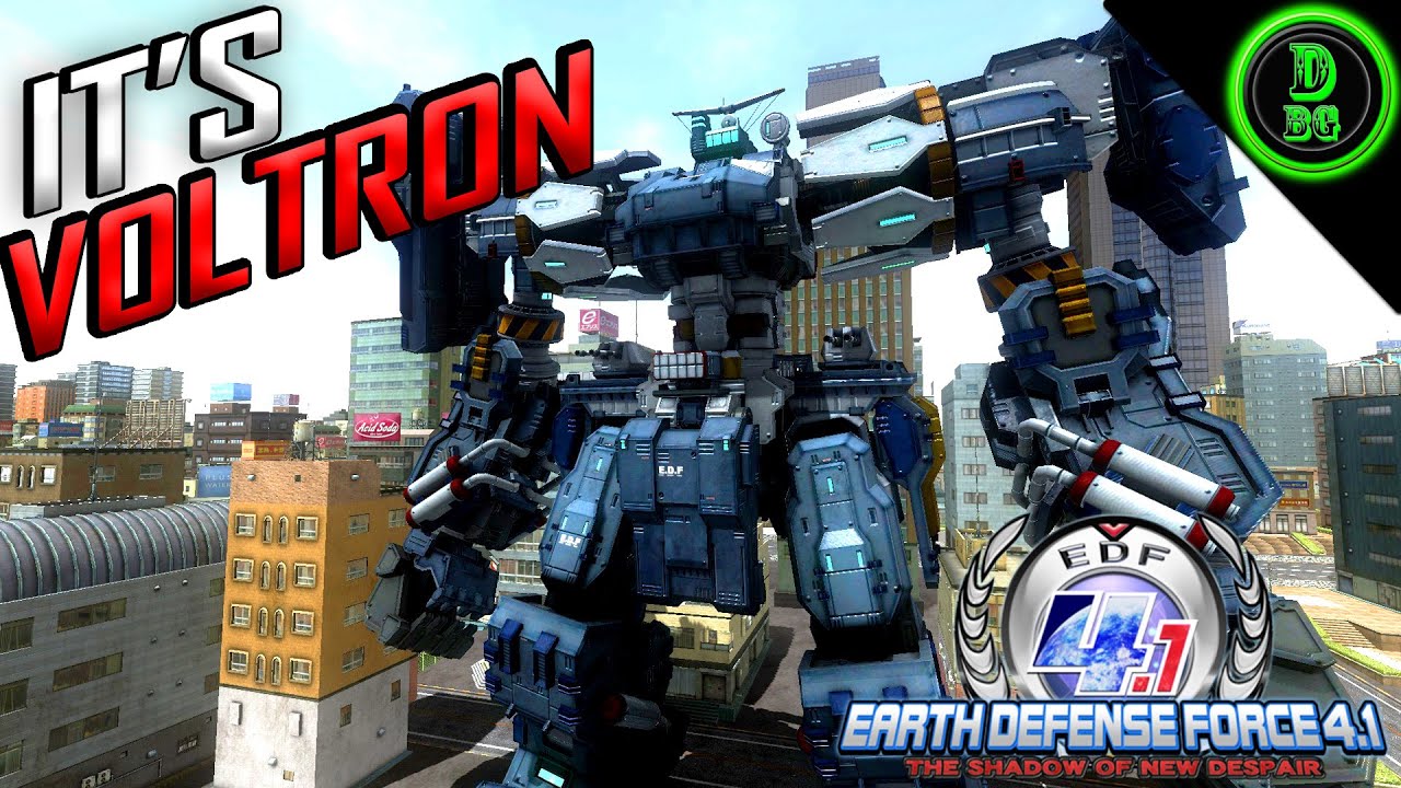 Backhanding Spiders as Voltron in Earth Defense Force 4.1 - YouTube