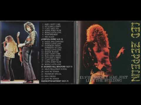 Led Zeppelin 329 1/1973 Liverpool, Bradford, Southampton University ...