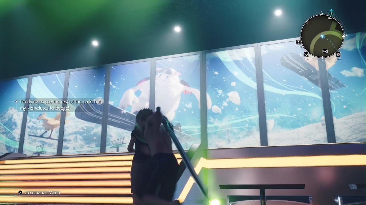 FINAL FANTASY VII REBIRTH Snowboard Mini Game for Part 3 - YouTube