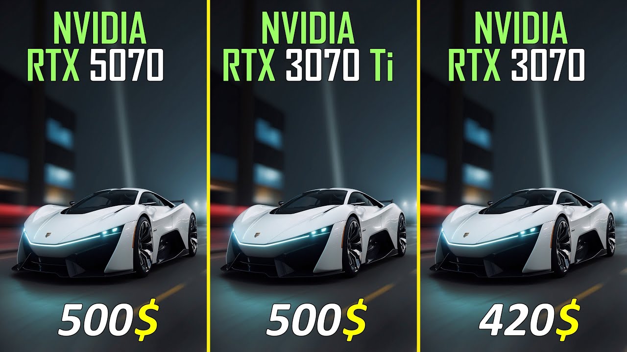 RTX 5070 vs RTX 3070 vs RTX 3070 Ti Test at 1080P and 1440P - YouTube
