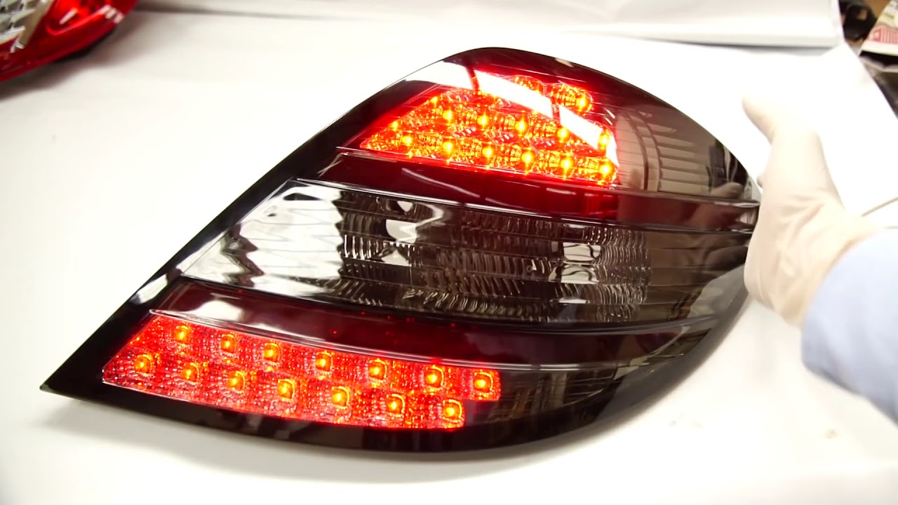 Mercedes-Benz R171 SLK-Class 04-09 Smoke LED Tail Lights - YouTube