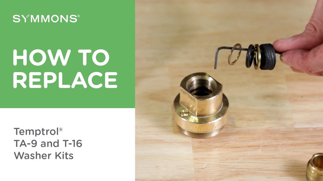 How to Replace TA-9 Spindle Washers and T-16 Packing Washers | Symmons ...