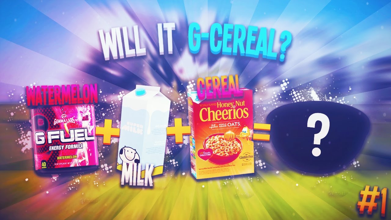 G-FUEL CEREAL? - IS IT GOOD? - SHOULD YOU TRY IT? - YouTube