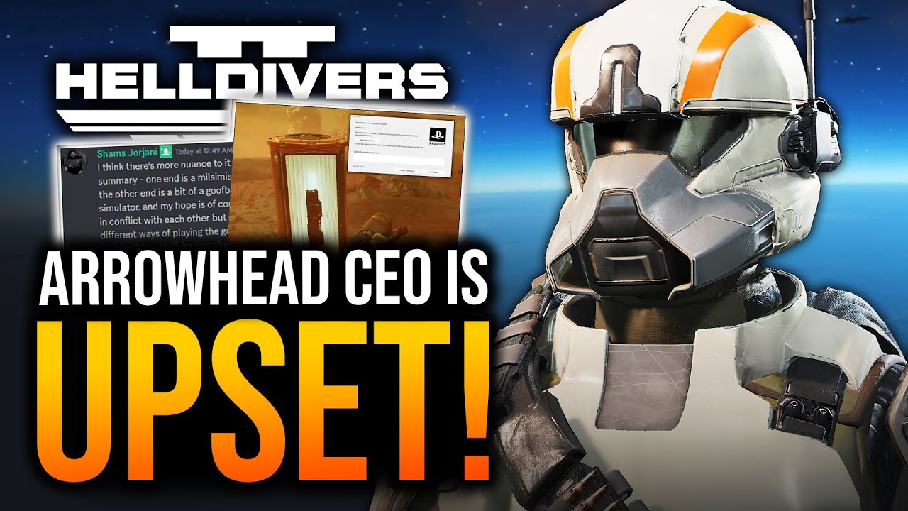 Helldivers 2 - CEO Upset About Patch, Roadmap & New Update! - YouTube
