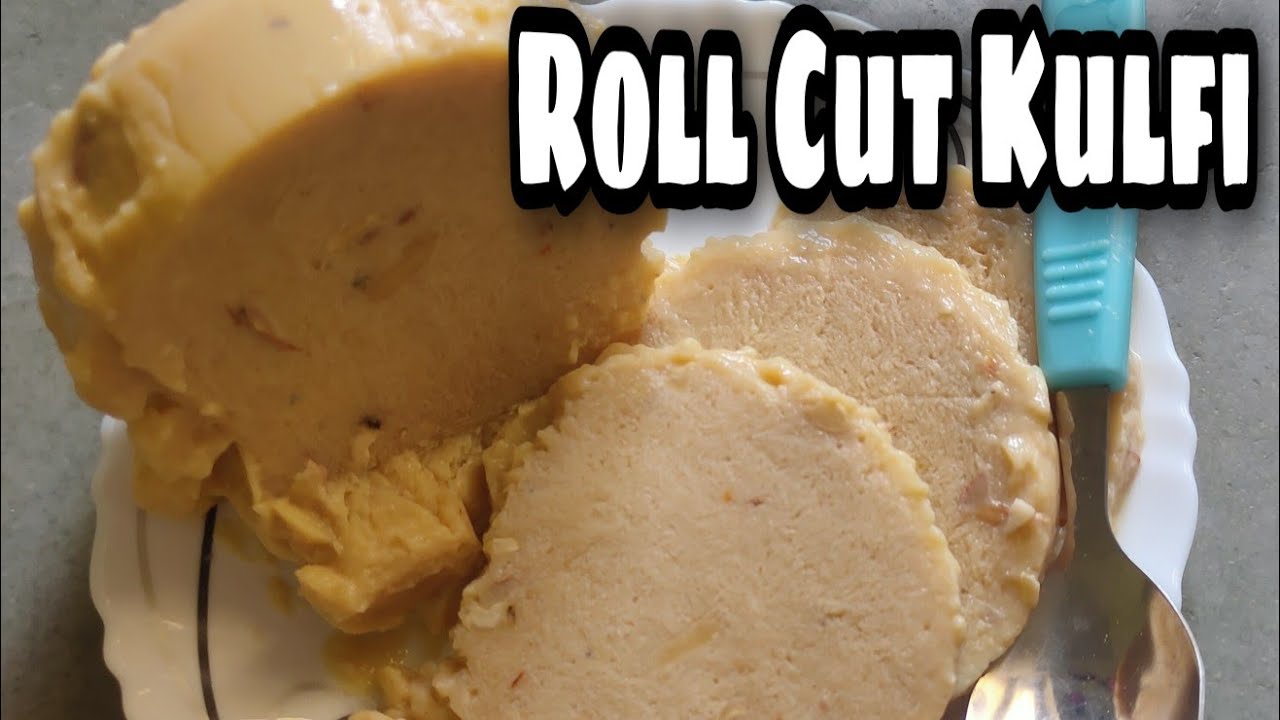 Ahmedabad special Roll cut kulfi | Malai kulfi recipei | very easy home ...