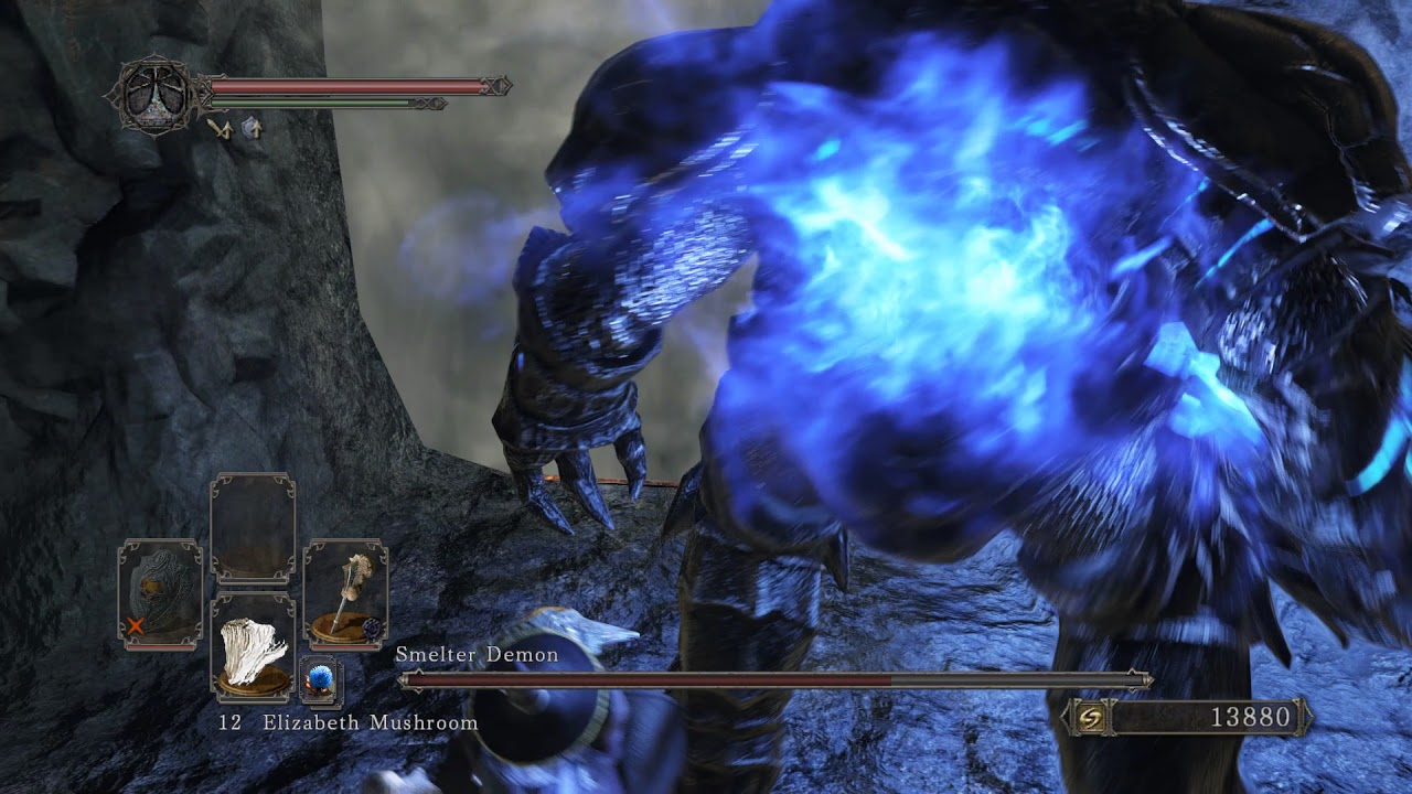 Dark Souls 2 Blue Smelter Demon SL1 CoC No Rolling/Blocking/Parrying ...