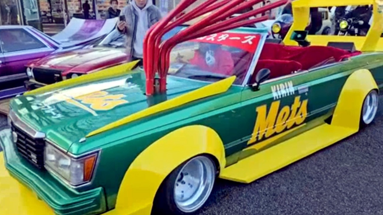Bosozoku and Grachan Cars #9 Who could fall into the trap of a straight ...