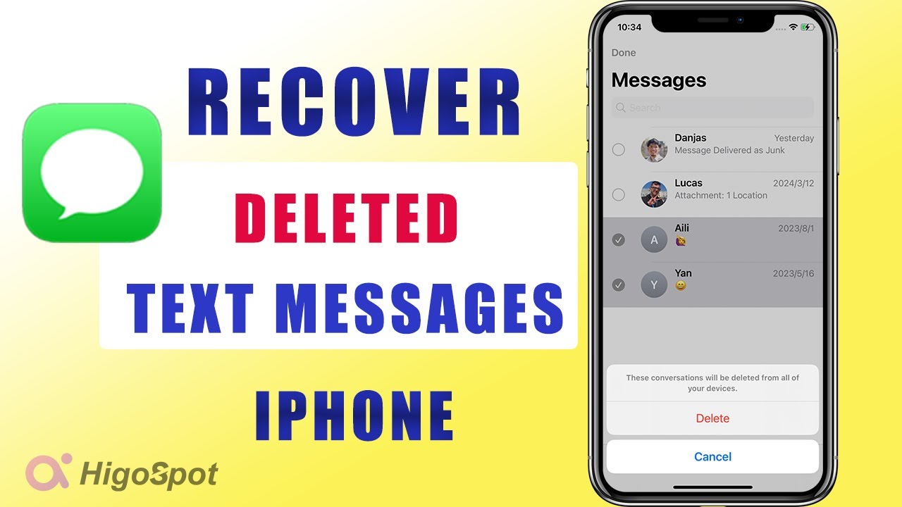 How to recover deleted text messages on iPhone 16/15/14/13/12/11 [with ...