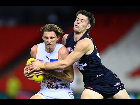Josh Honey - Round 23 2021 Highlights - Carlton Blues vs GWS Giants ...