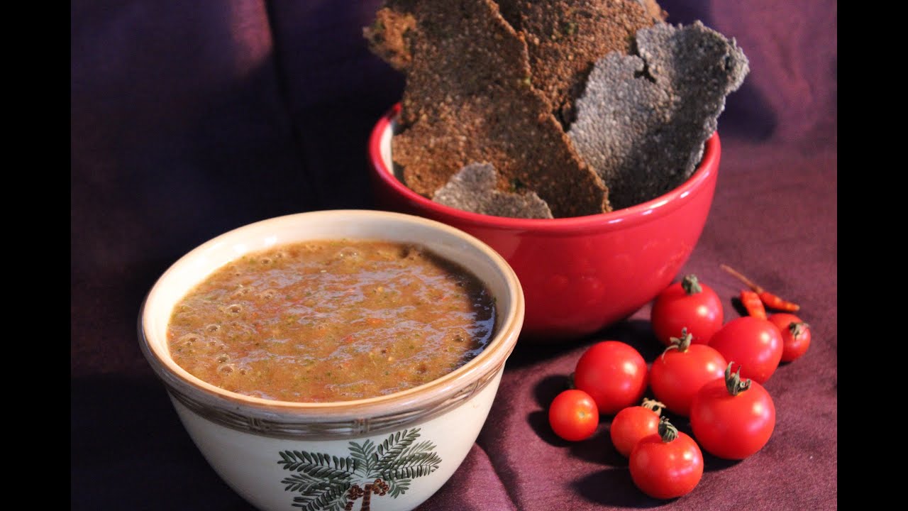 Raw vegan red pepper chia seed crackers - YouTube