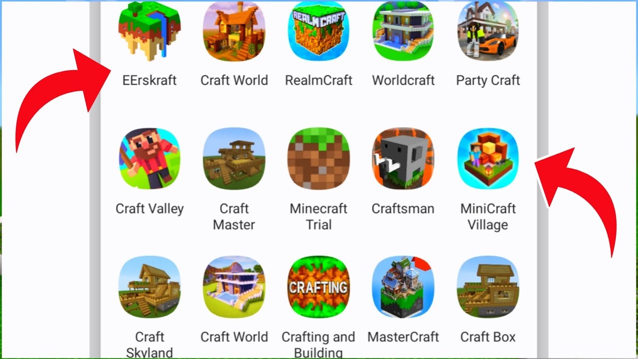 I Tried Every MINECRAFT CLONE on Play Store - YouTube