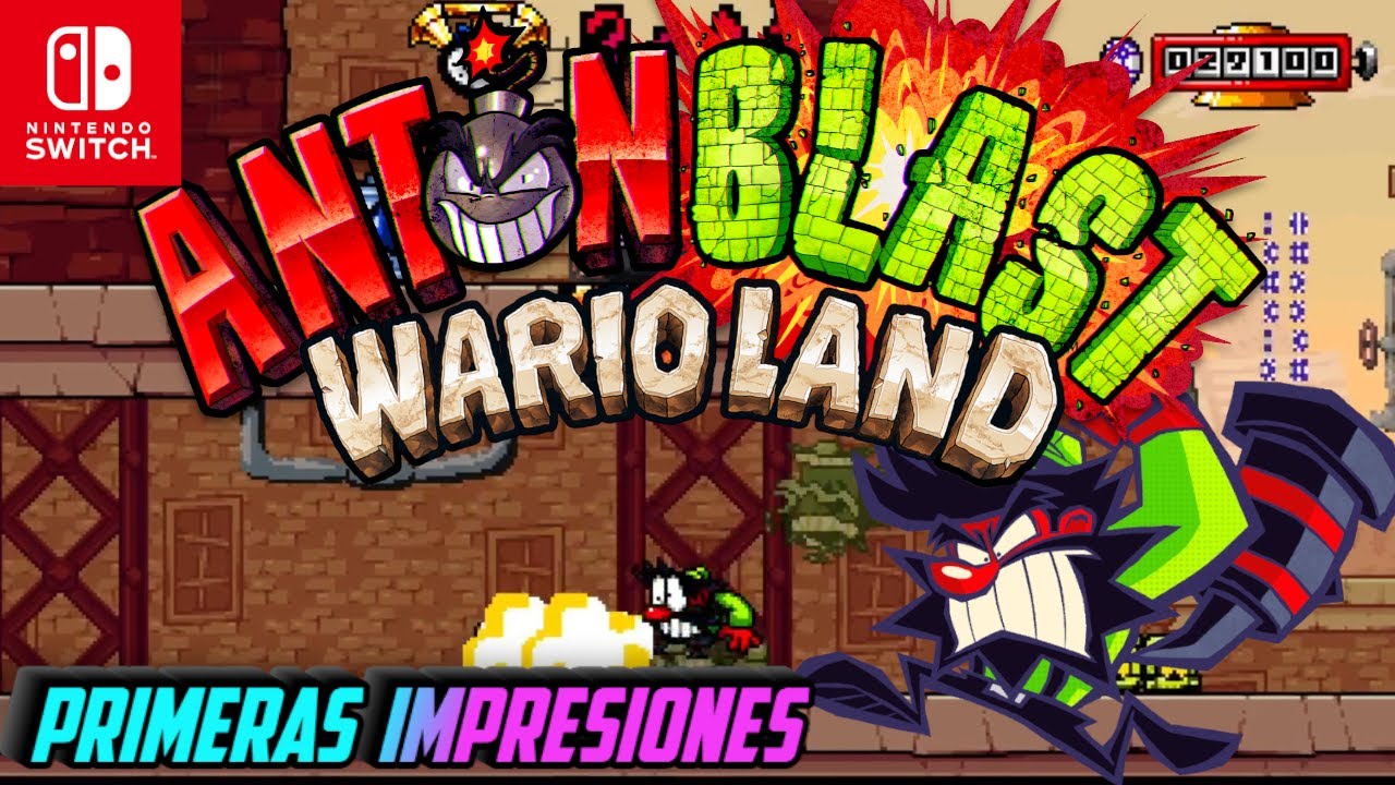 Antonblast (Nintendo Switch): Un magnífico homenaje a Wario Land | Gameplay | AdmaGames - YouTube