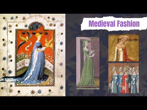 Medieval Fashion Trends: Houppelande, Tippits, Parti Colored, Oversized Sleeves!