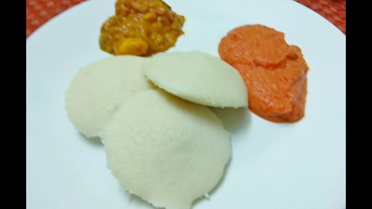 Simple Easy Sponge Rice Idli Recipe - சாத இட்லி - YouTube