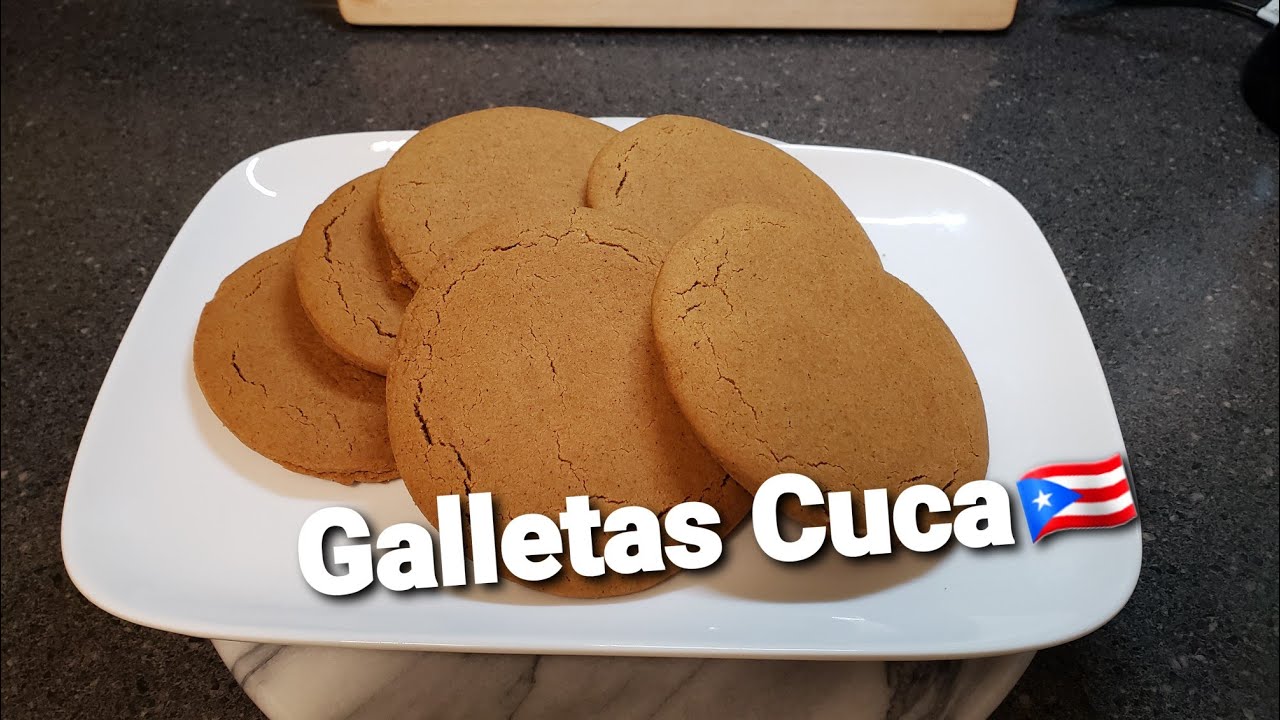 COMO HICE MIS GALLETAS CUCAS BORICUAS - YouTube