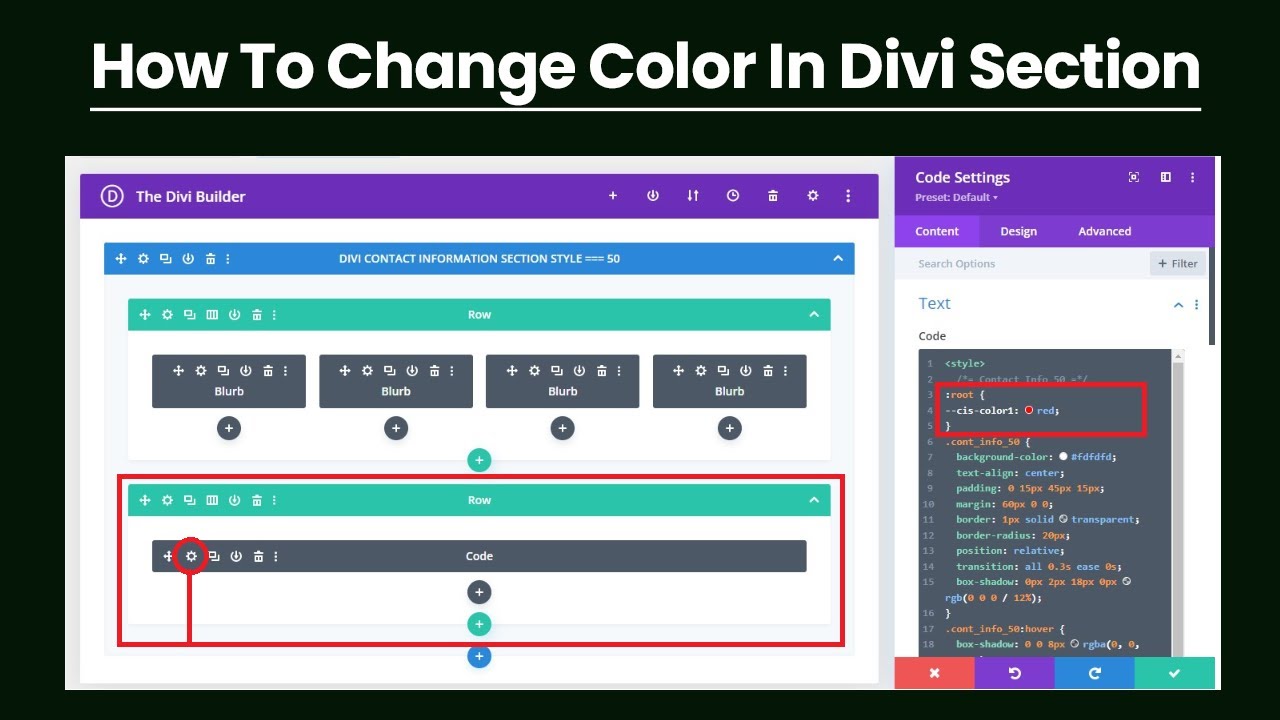 How To Quickly And Easily Change The Color Scheme In Divi Contact ...