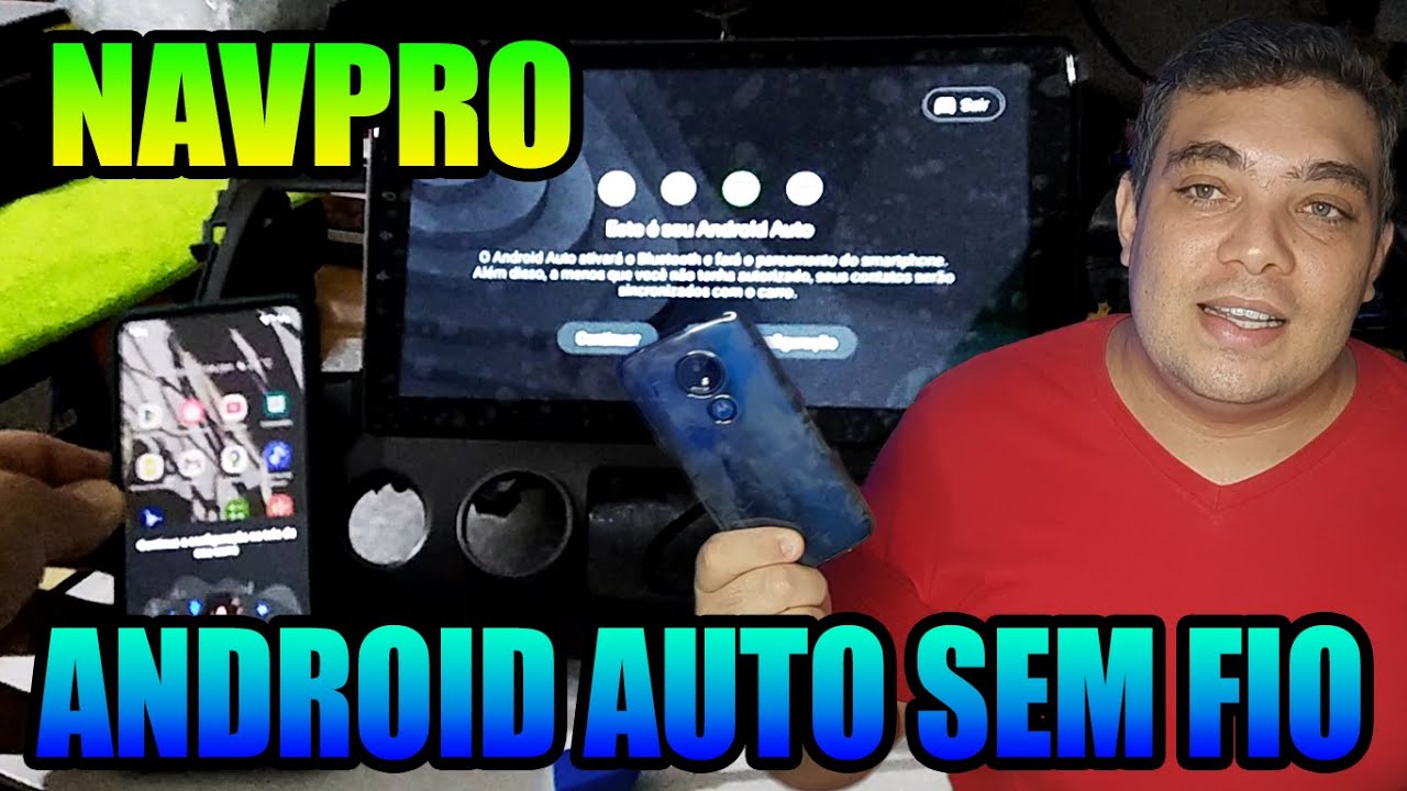 NAVPRO - ANDROID AUTO CONECTANDO E UTILIZANDO ( PASSO A PASSO ) - YouTube
