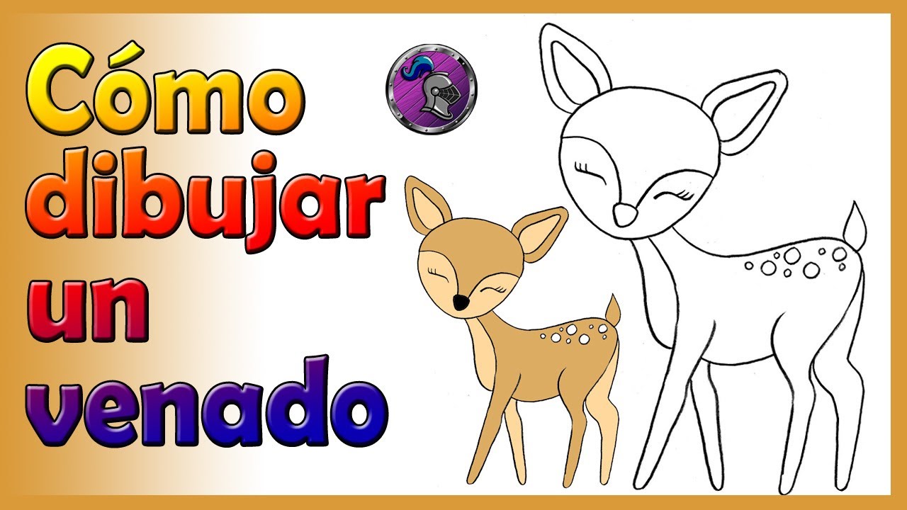 🦌 Cómo dibujar UN CIERVO O VENADO🦌 how to draw a DEER ️ - YouTube