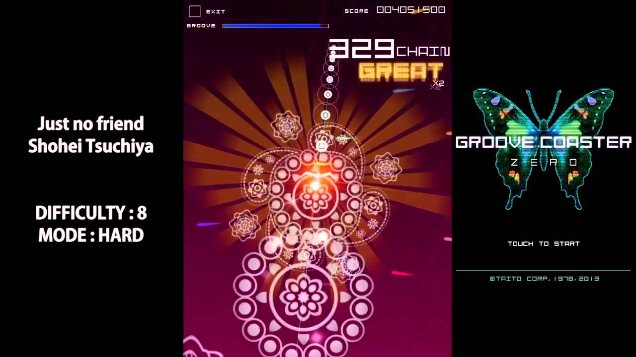 Groove Coaster ZERO "Just no friend" - YouTube