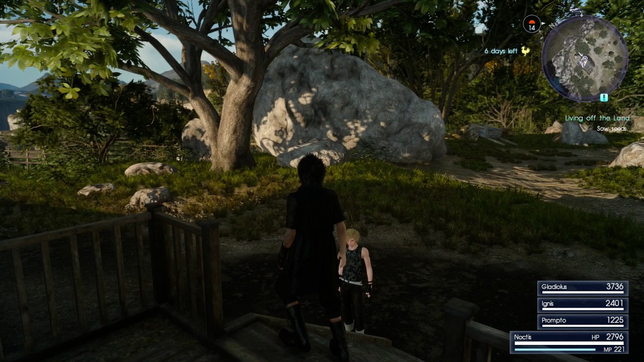 Final Fantasy XV - Living Off the Land: Tend To The Garden, Grow Crops ...