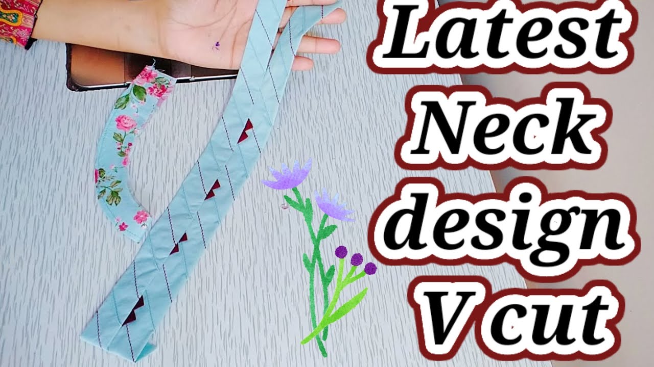 New and Latest V Cut Neck Design l Beautiful Neck Design Cutting and ...