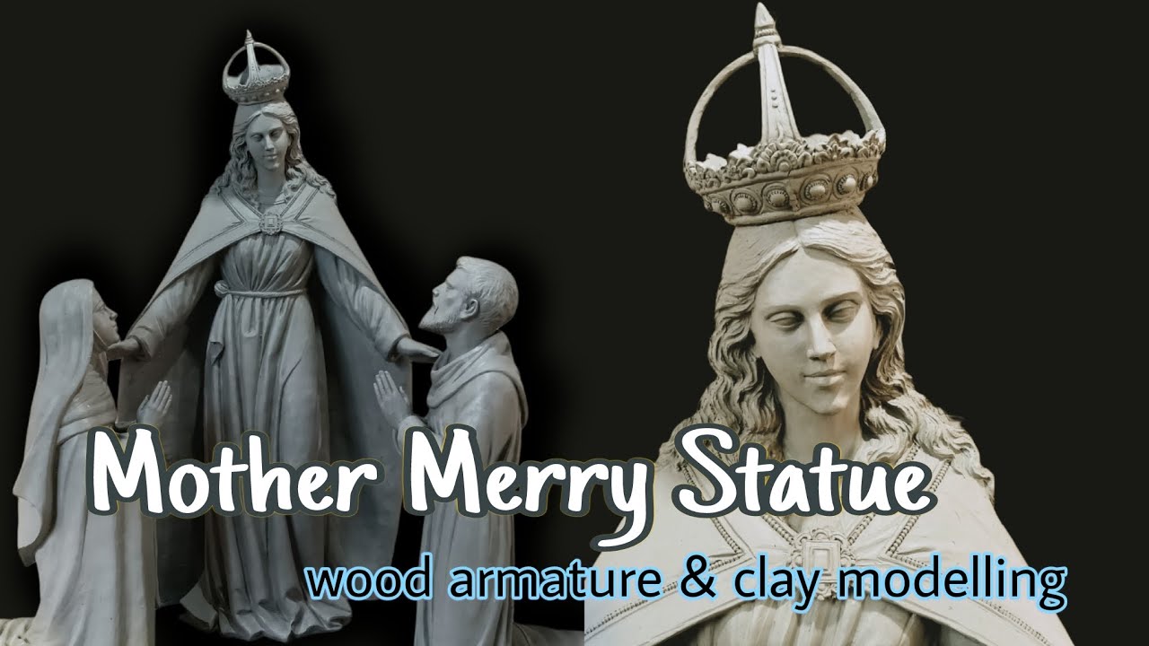Mother merry statue making | merry christmas | christmas - YouTube